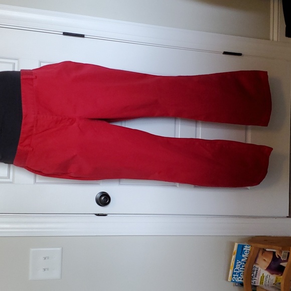 Lands' End | Pants & Jumpsuits | Red Boot Cut Dress Pant | Poshmark